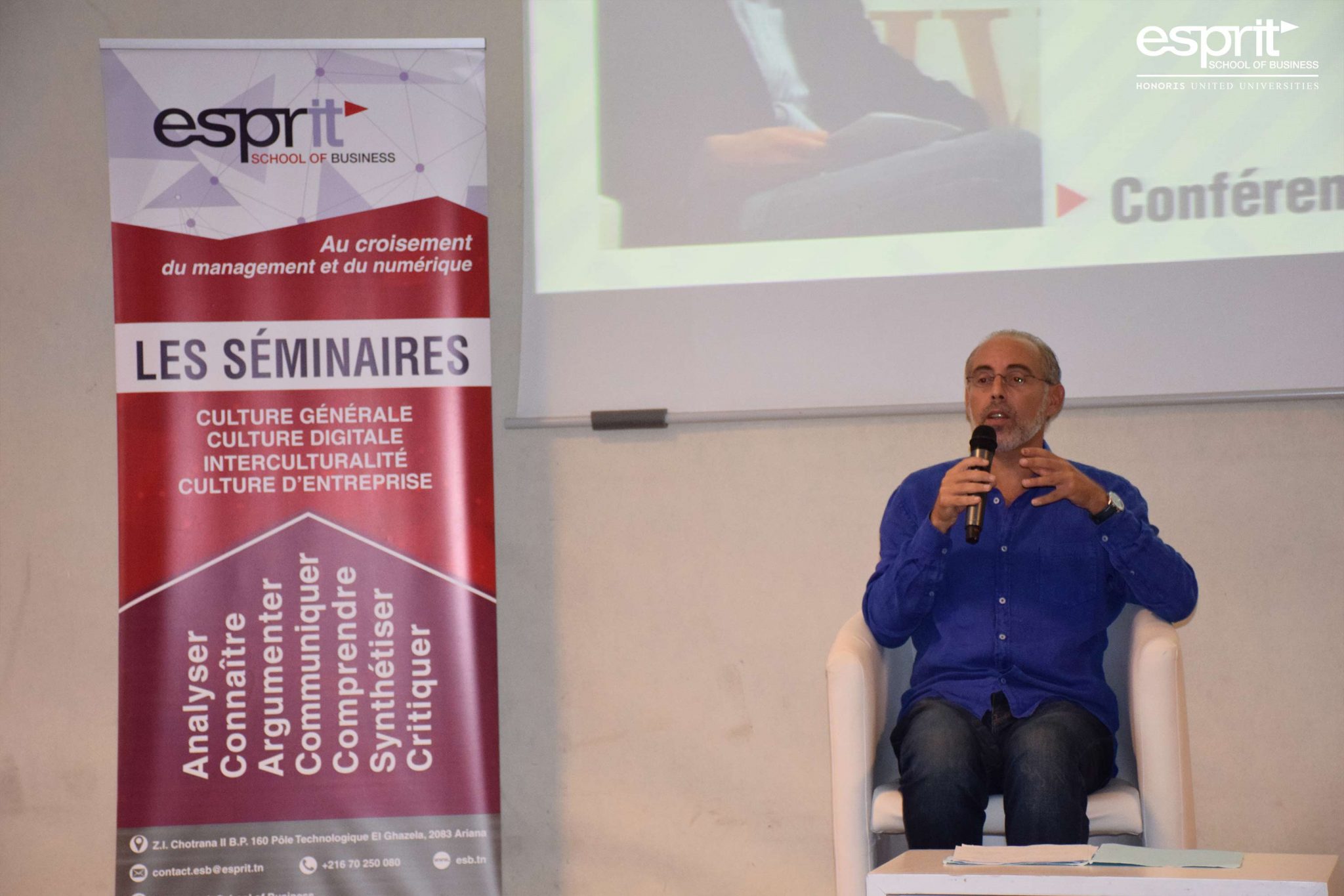 Esprit School of Business - Conférence de M. Baccar Gherib