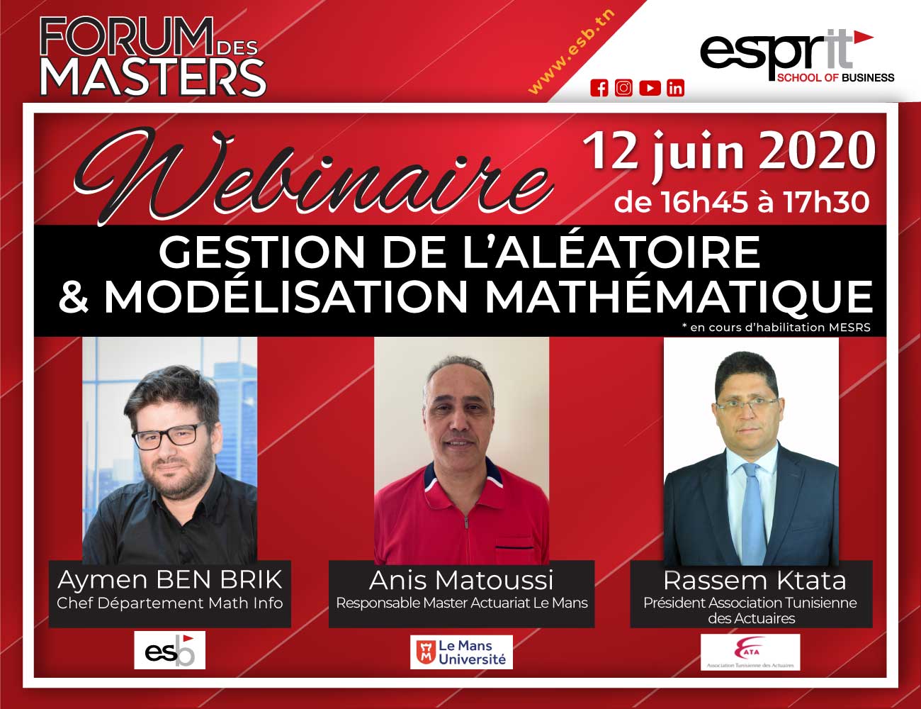 Esprit School of Business - Forum des Masters - ESB