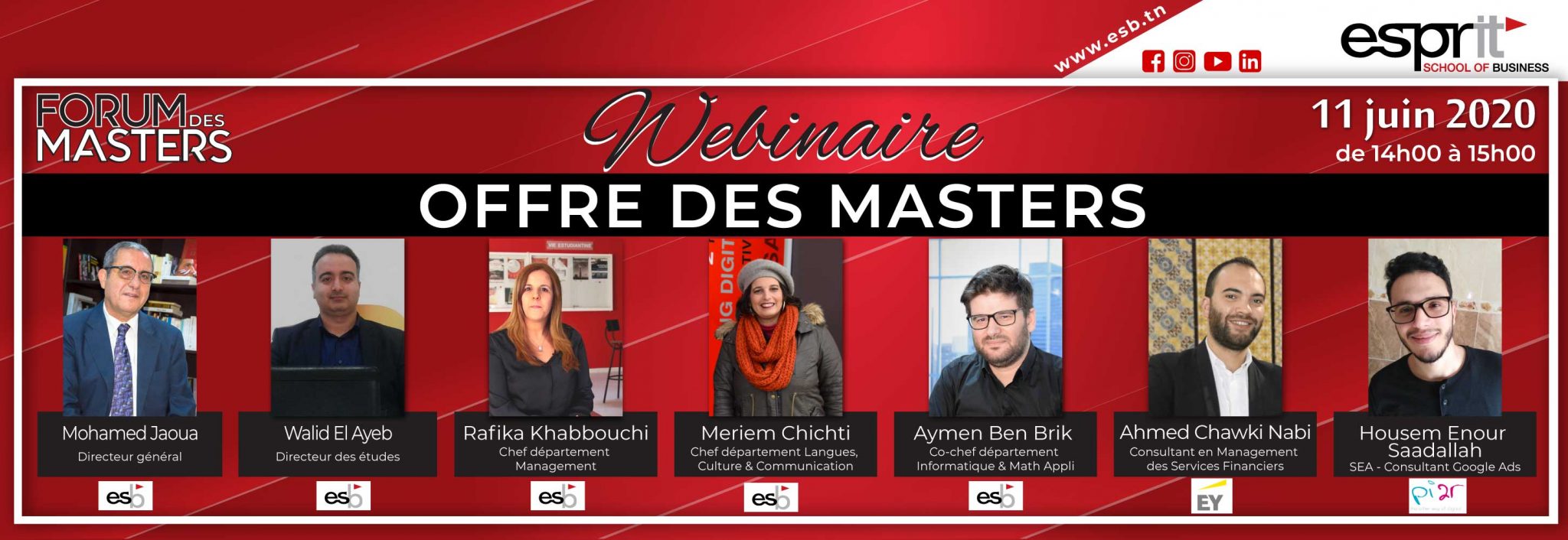 Esprit School of Business - Forum des Masters - ESB