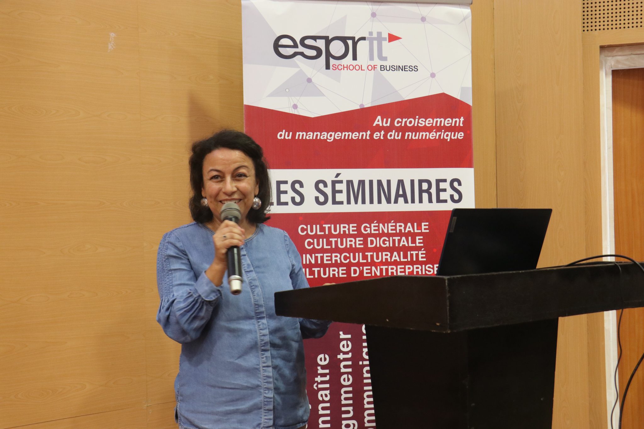 Esprit School of Business - Conférence de Mme Leila Ben Gacem