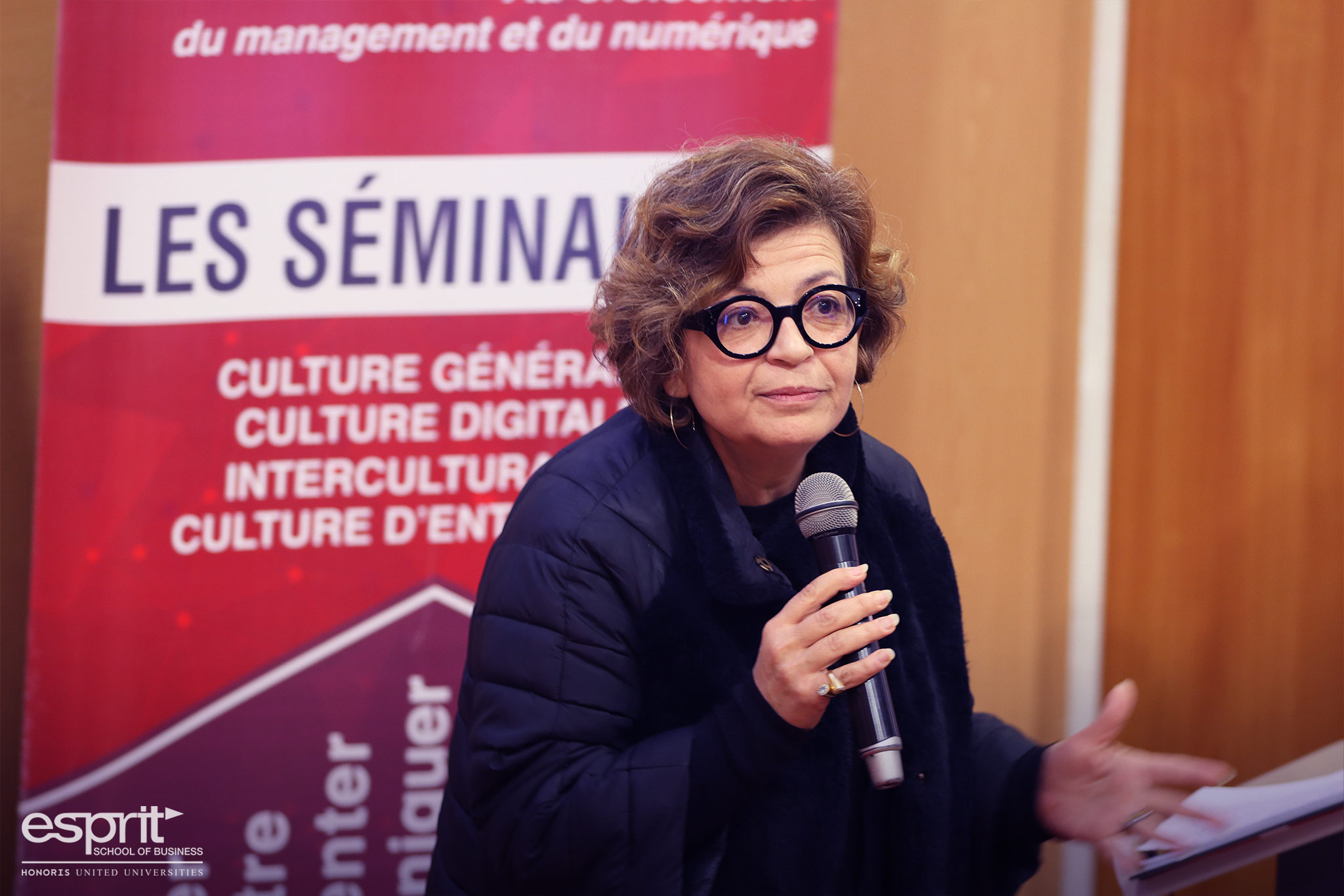 Esprit School of Business - Conférence de Mme Mona Fkih Khouaja