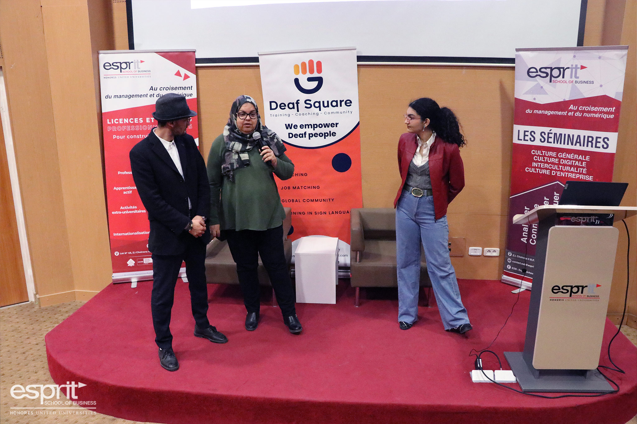 Esprit School of Business - Conférence de Mme Sonia Nasfi & Nour El ...