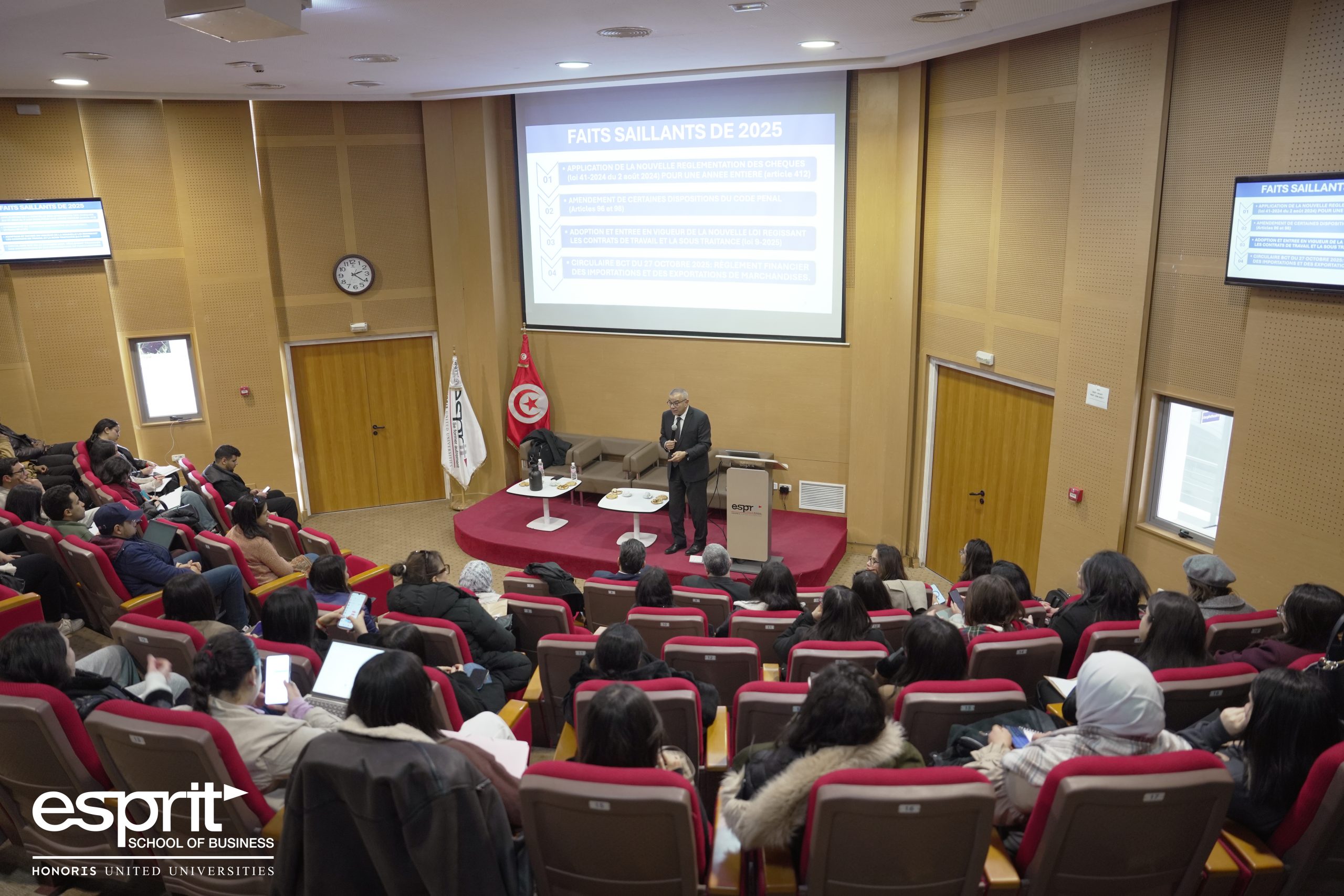 Esprit School of Business - Conférence Loi de Finance 2026